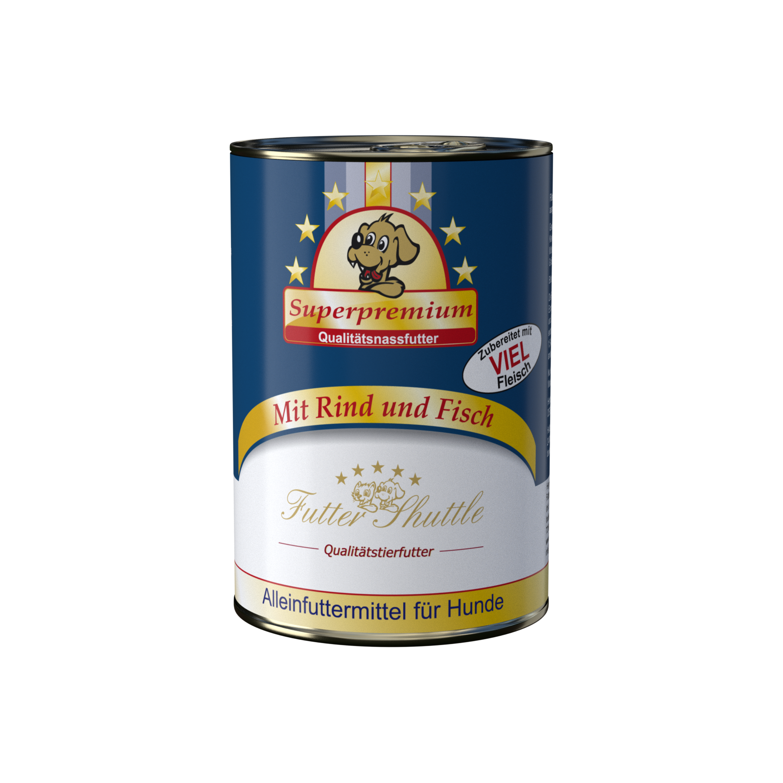 Hundefutter Nassfutter Rind mit Fisch 400g – Natürlich & hochwertig